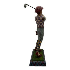 Jim Shore ENESCO Heartwood Creek Golfer Man Figurine Statue 2005 13.5 ...