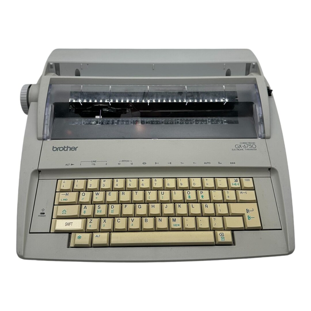 Brother Correctronic GX-6750 Portable Electronic Typewriter No Cover ...