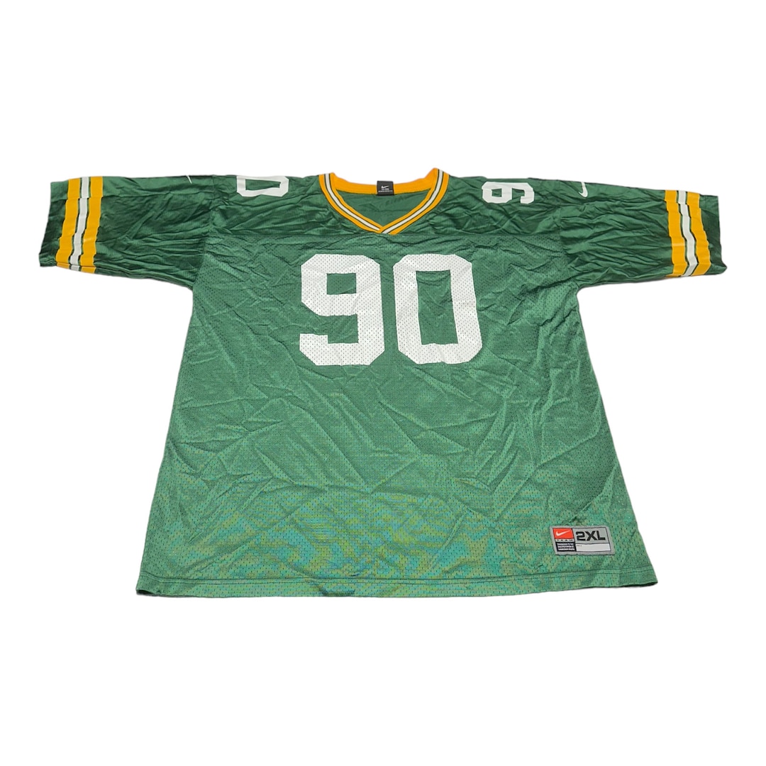 VTG 90s Men's Nike Vonnie Holliday 90 Green Bay Packers NFL Jersey Size ...