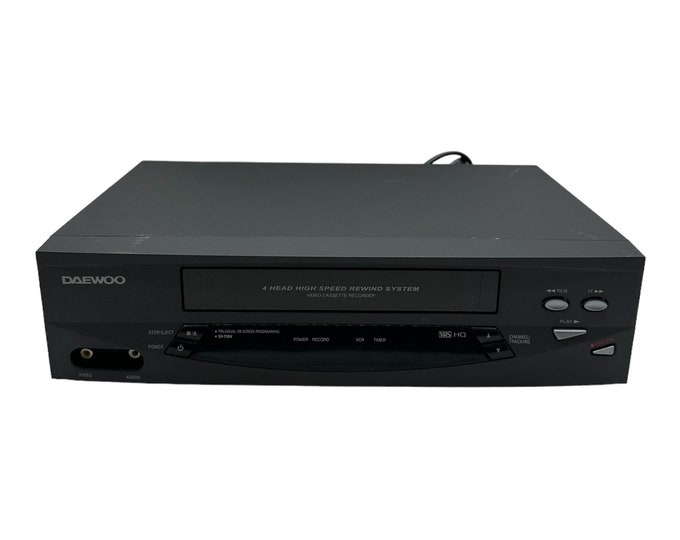 Daewoo VCR DV-T5DN 4 Head VHS Recorder Player No Remote Tested ...