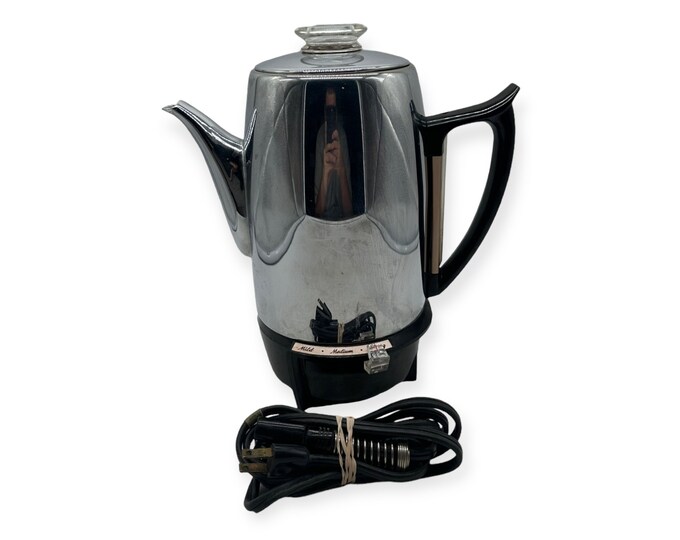 Vintage GE General Electric 10 Cup Coffee Percolator Model 28P41 ...
