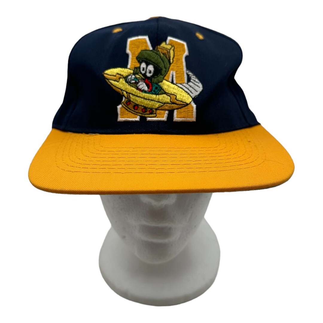 VTG 1993 Marvin the Martian Looney Tunes Baseball Snapback Embroidered ...
