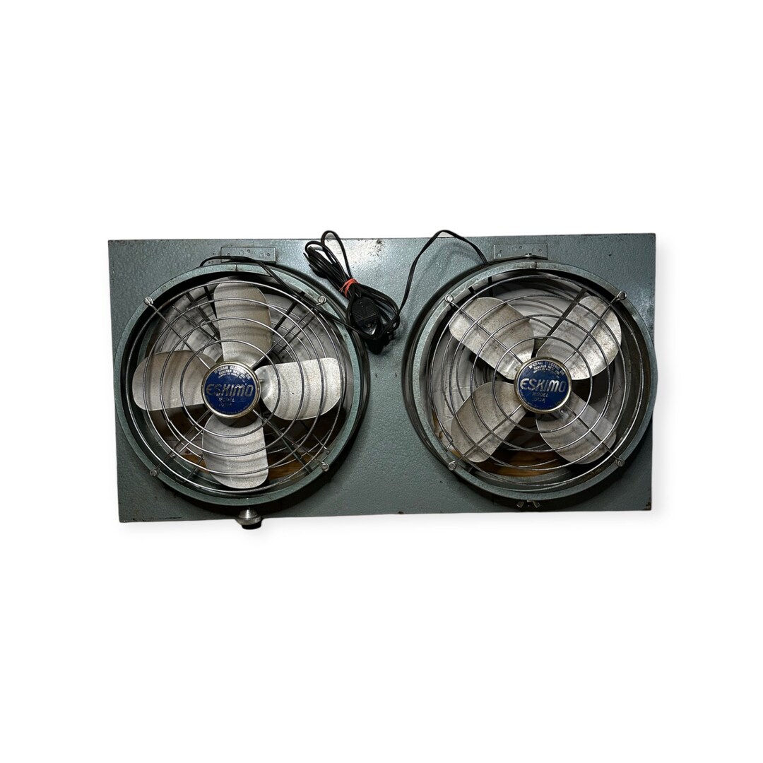Vintage Eskimo Double Window Vent Fan Model 1012A Swivel - Etsy