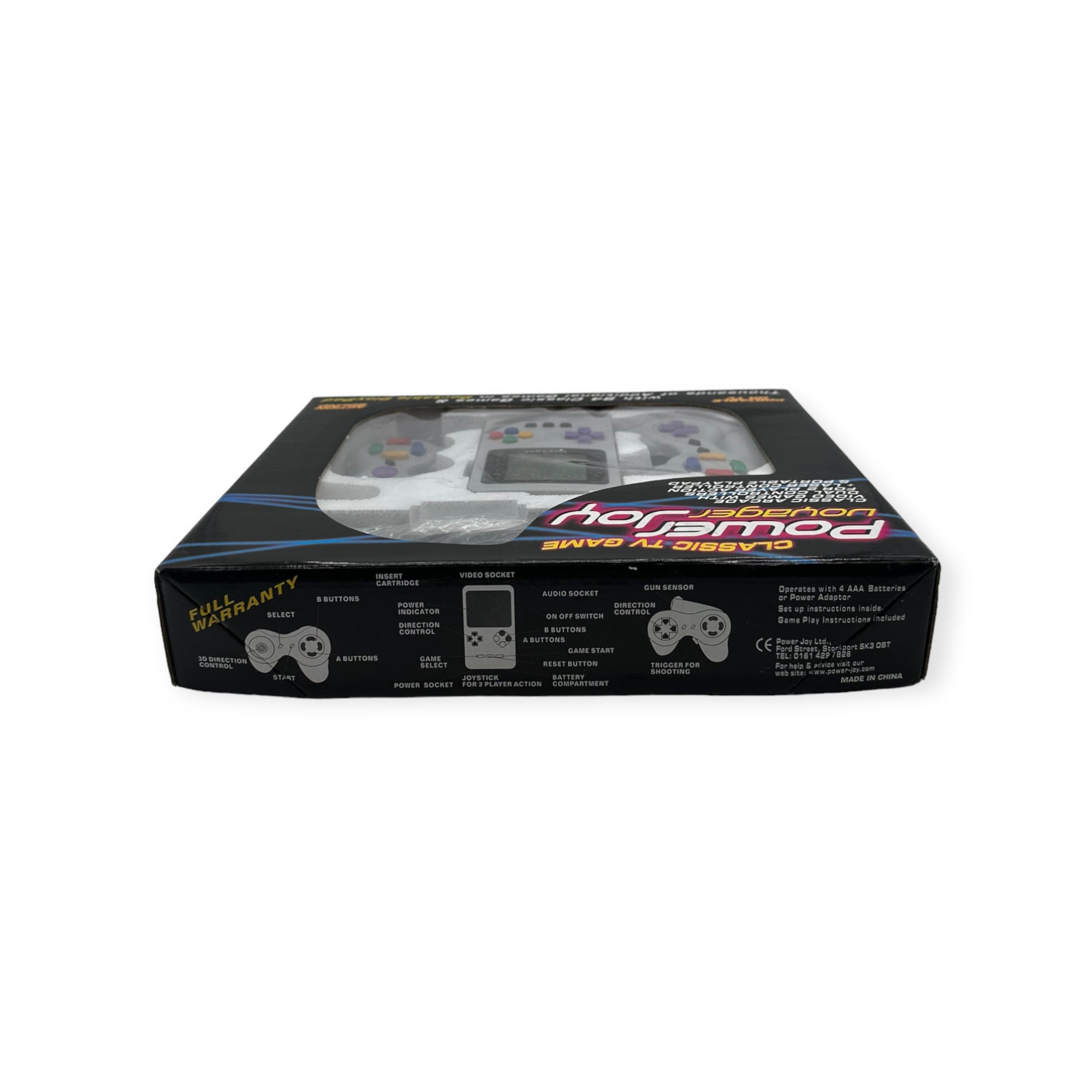 Power Joy Voyager Classic Handheld Gaming System 2 Controllers BRAND ...