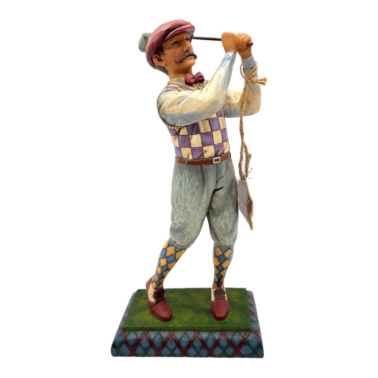 Jim Shore ENESCO Heartwood Creek Golfer Man Figurine Statue 2005 13.5" W/ Tag - Etsy