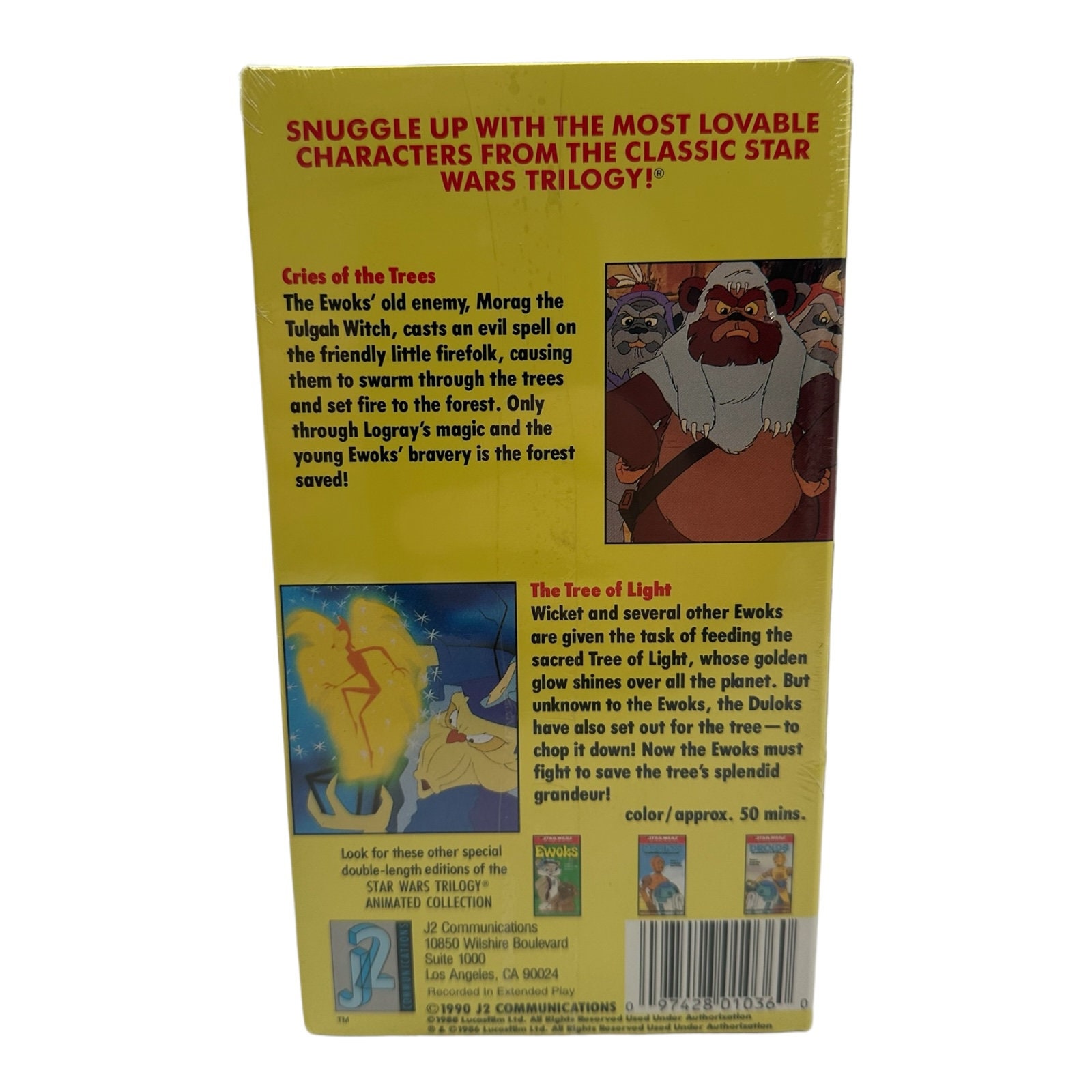 Ewoks Volume 1 VHS 1990 Star Wars Trilogy Animated Collection - Etsy