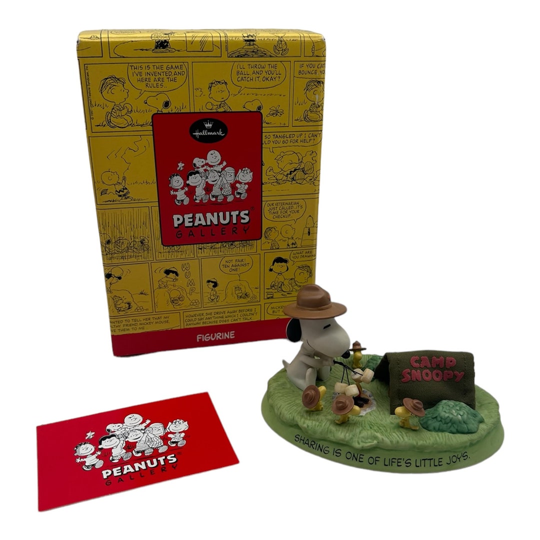 VTG Hallmark 2000 Peanuts Gallery Campfire Friends QPC4030 W/ Box & COA ...