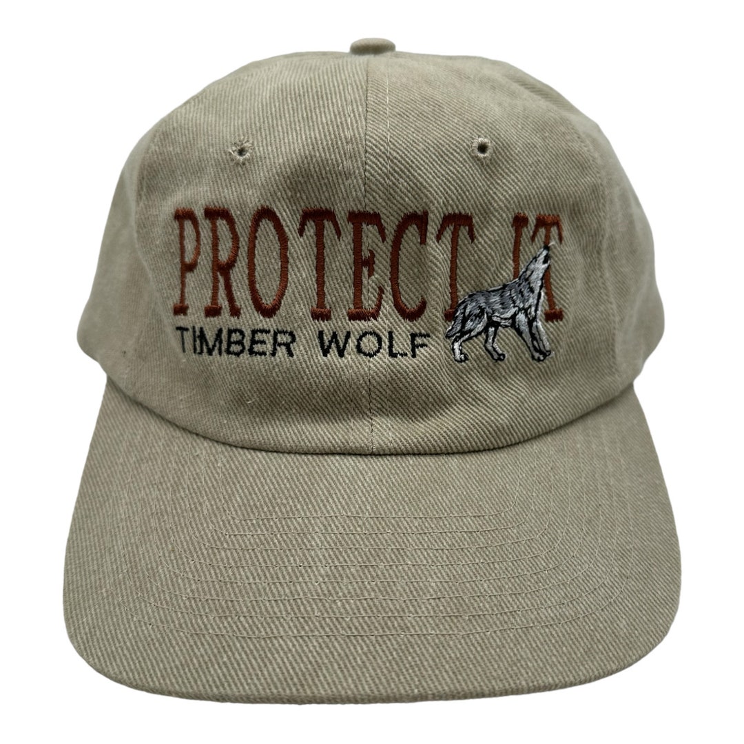 VTG 90s Protect It Timber Wolf Wolves Snapback Hat Cap Nissun - Etsy