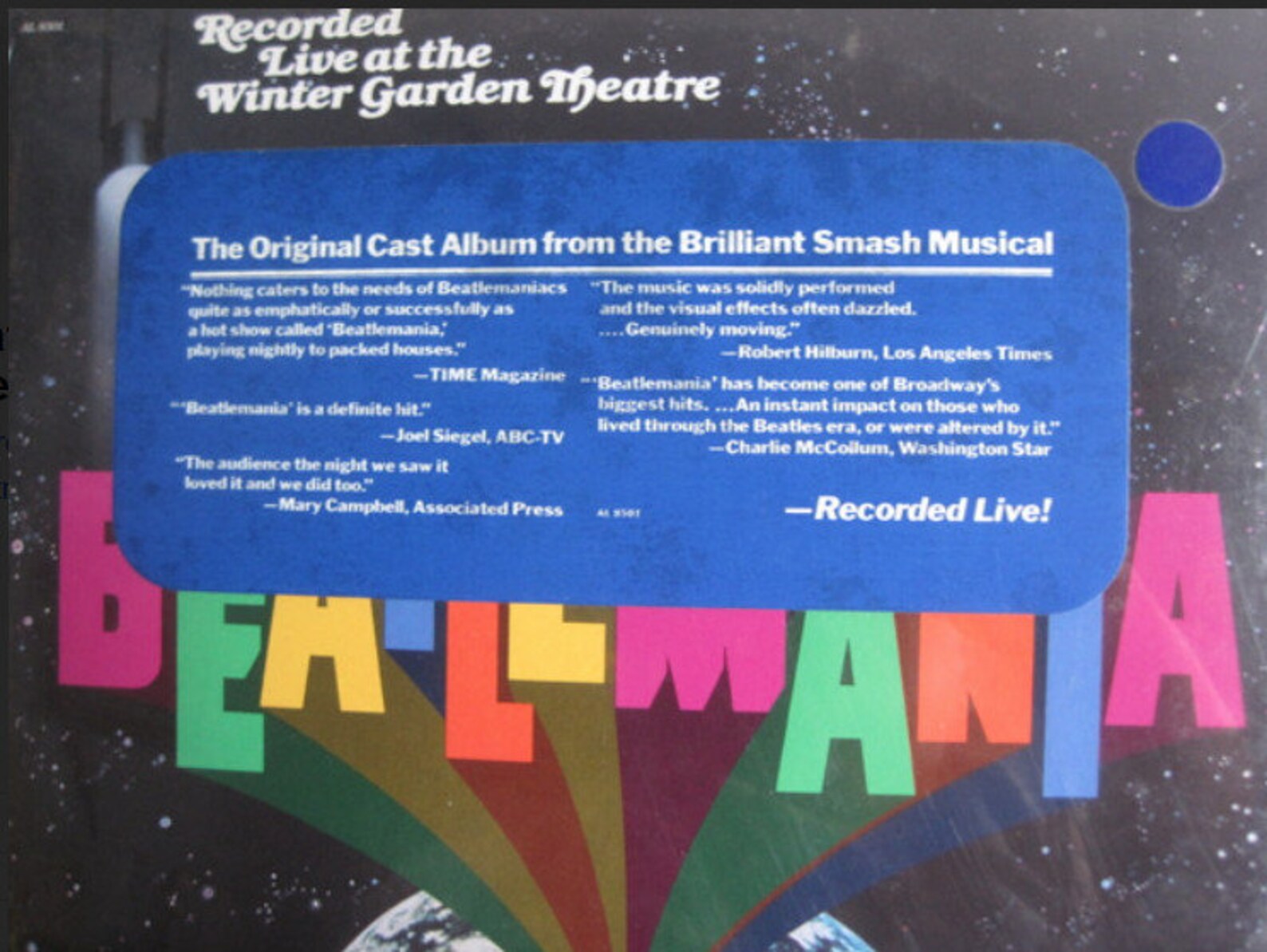 Beatlemania Original Cast 1978 US Arista 2-LP Vinyl Set - Etsy