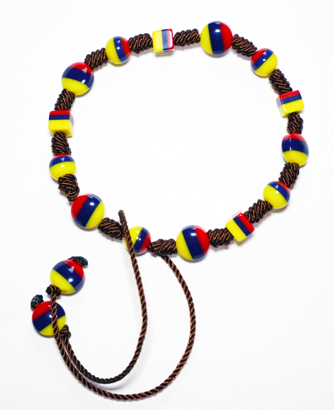Colombian Handmade Mix Bracelet Beaded Tricolor Handcrafted - Etsy