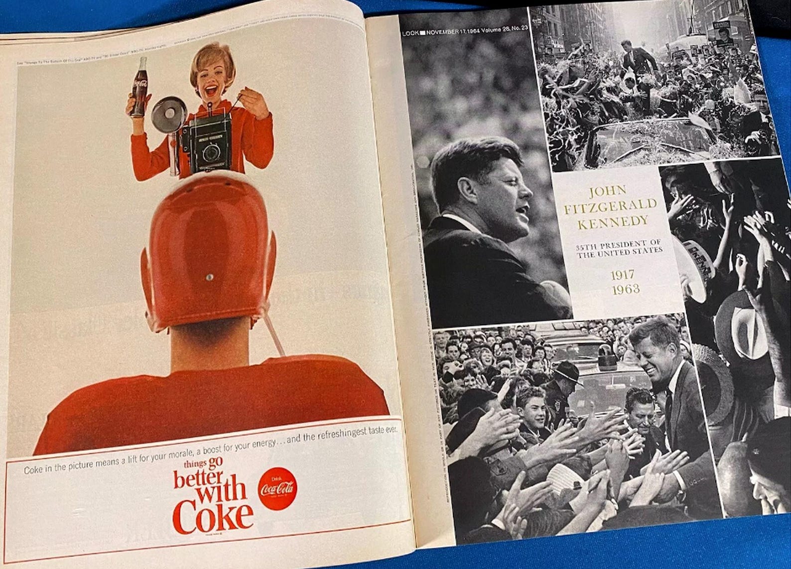 Vintage 1964 LOOK Magazine JFK Memorial Issue - Etsy