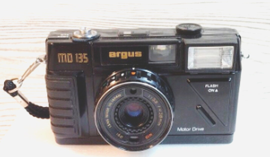 Vintage Argus MD135 Film Camera 35mm Motor Drive 1:3.8 F 38mm Perfect ...