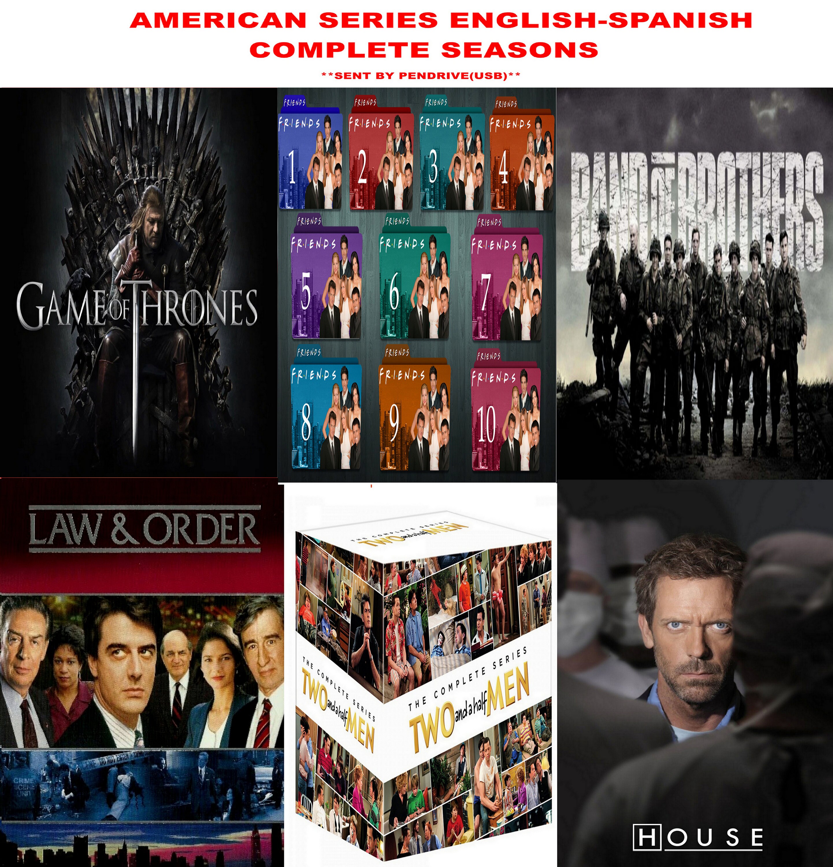 Friends Complete Dvds Series for sale| 62 ads for used Friends Complete ...