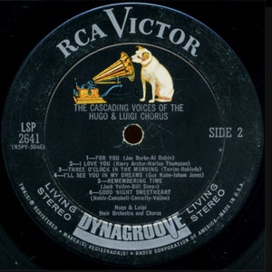 The Cascading Voices of the Hugo & Luigi Chorus Vintage Vinyl LP 1963 ...