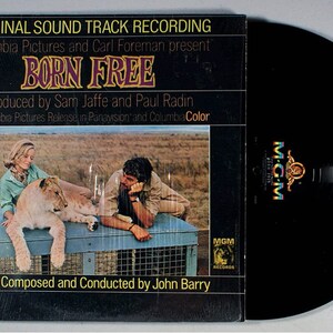 Born Free Original Soundtrack Recording Lp/vintage Disco 60 ...