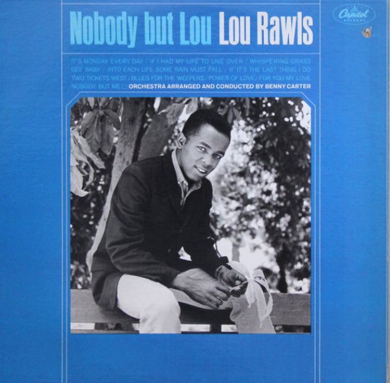 Lou Rawls Nobody but Lou LP, 1965 Jazz Funk Soul Blues Pop Vinyl Record ...