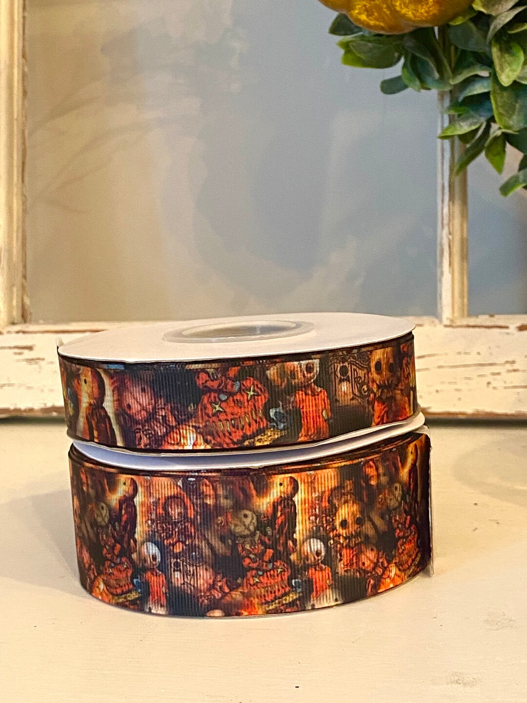 Horror Inspired USDR, Ribbon, Trick R Treat, Horror Bows (sold per Yard ...