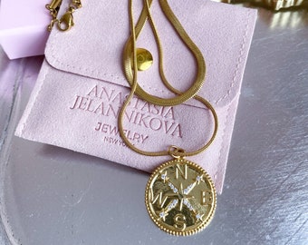 Cardinal Point Necklace | Etsy