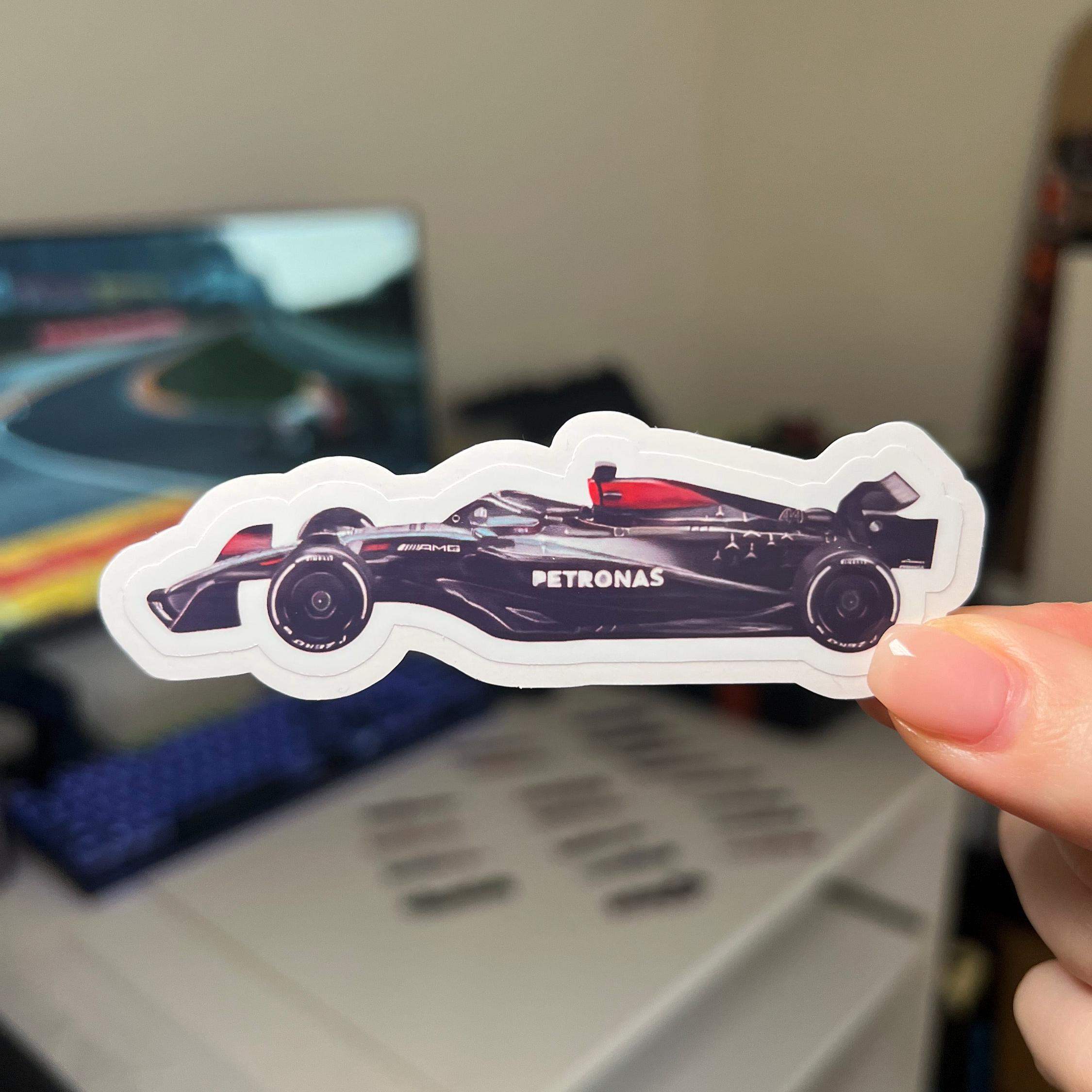 Mercedes F1 Car Sticker - Etsy