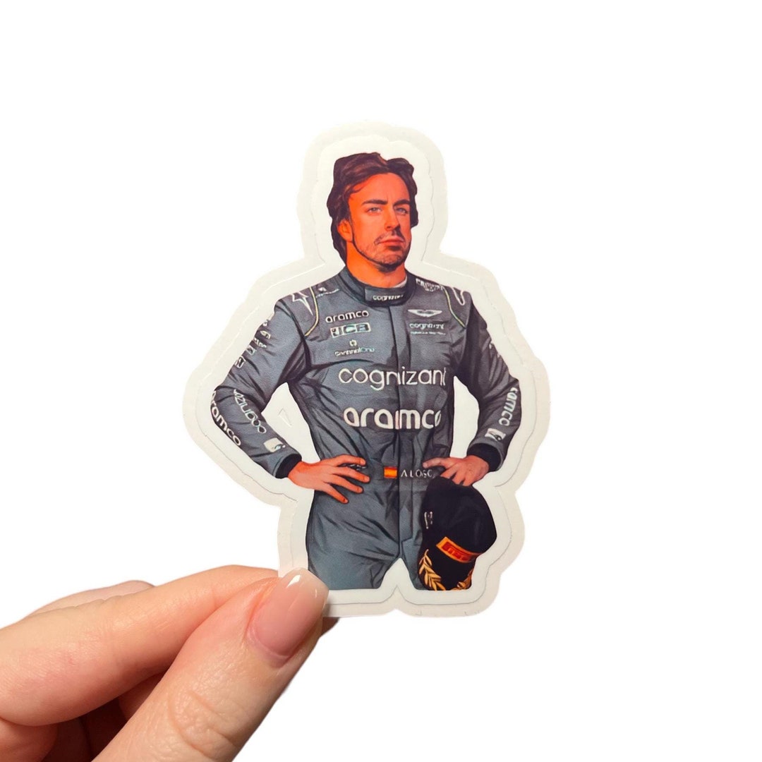 Fernando Alonso Formula One Driver Sticker - Etsy