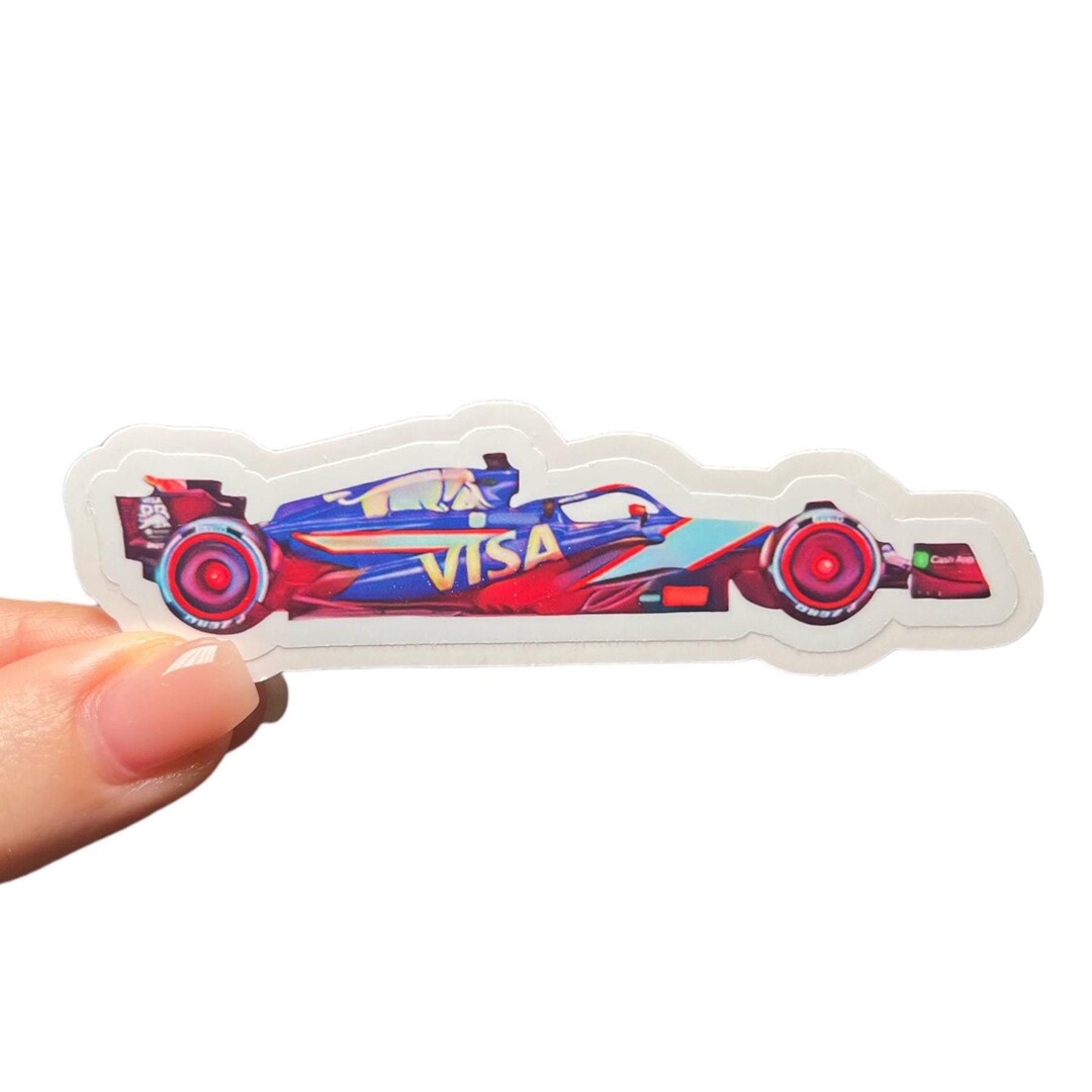 RB F1 Car Sticker - Etsy