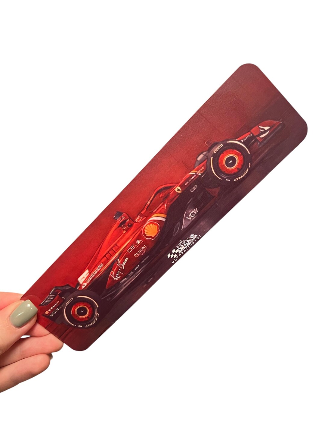 Formula One Scuderia Ferrari Car Bookmark - Etsy