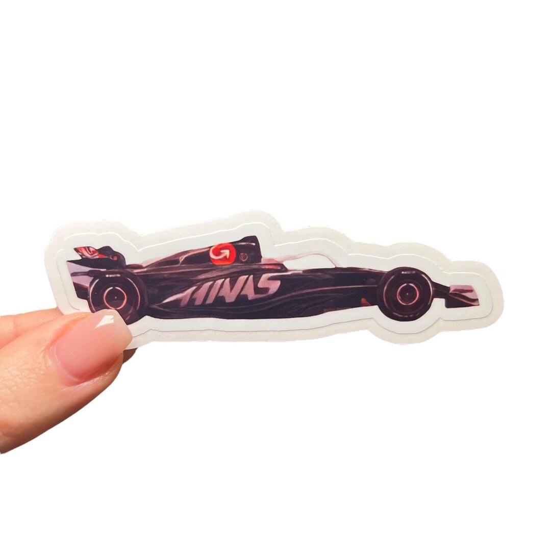 Haas F1 Car Sticker - Etsy