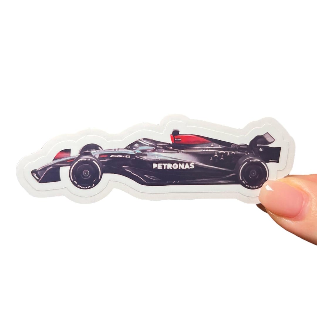 Mercedes F1 Car Sticker - Etsy