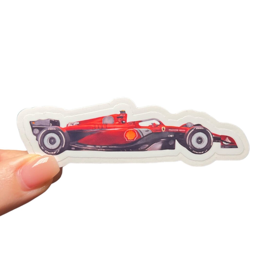 Ferrari F1 Car Sticker - Etsy