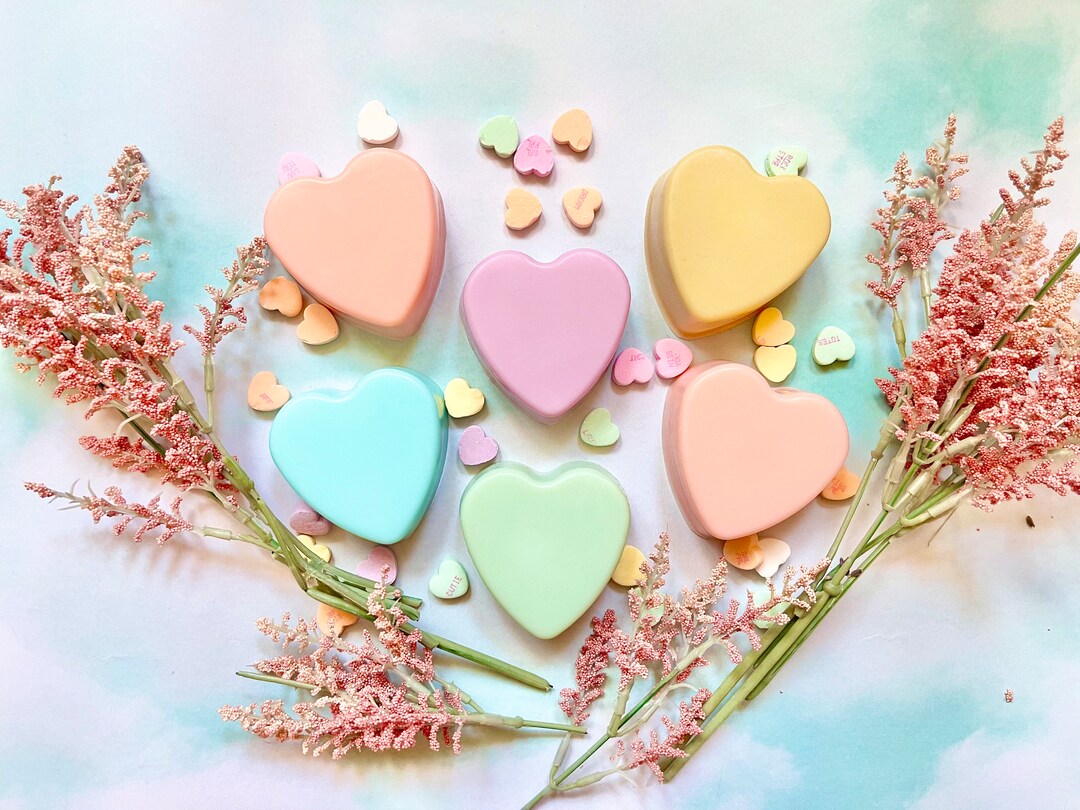 Valentines Day Heart Shaped Soaps, Love Soaps, Natural Soaps ...