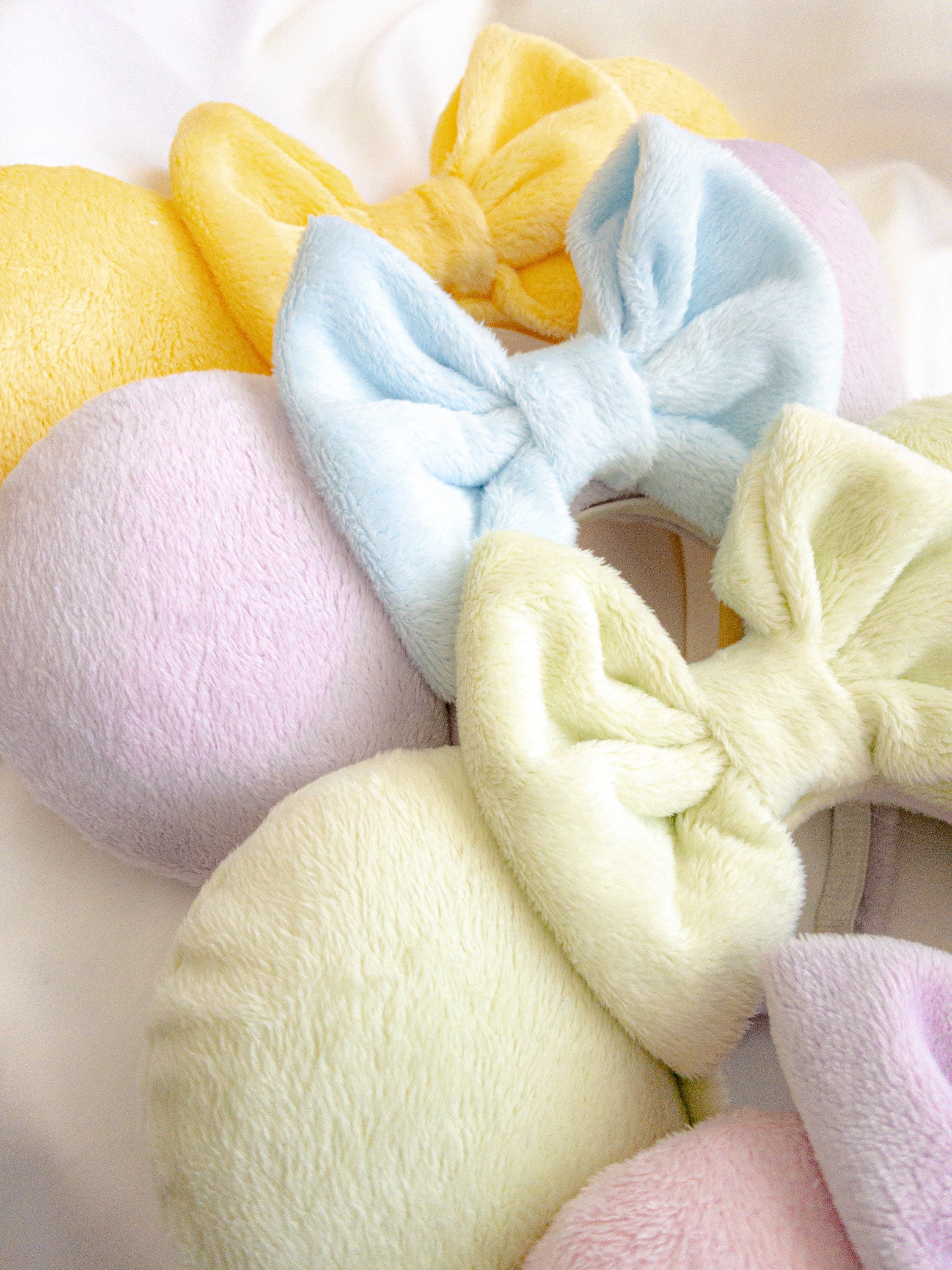 Mix & Match Spring Pastel Minnie Ears Fuzzy Pastel Mouse | Etsy