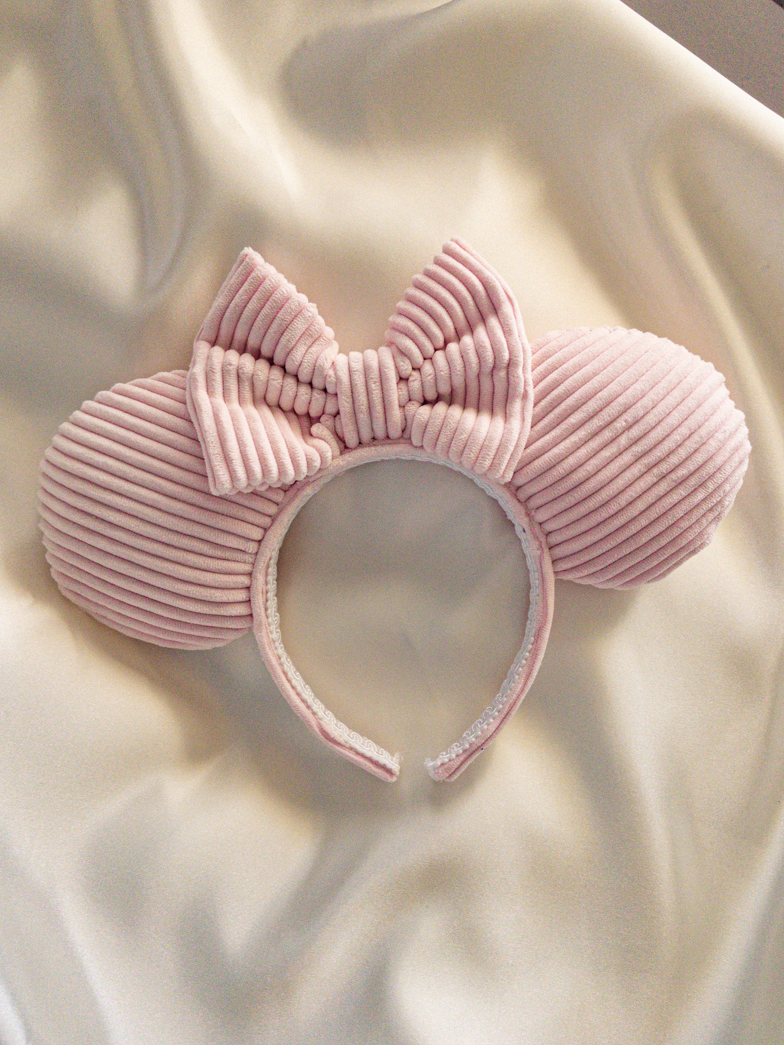 Corduroy Mouse Ears in Pink | Etsy