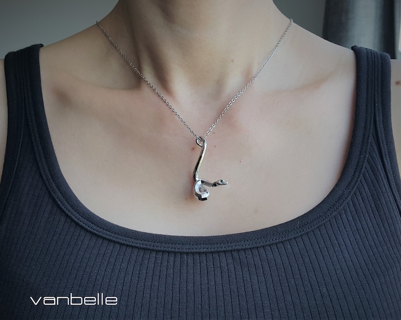 White Snake Buddy Pendant Handmade/fan Made Valorant - Etsy