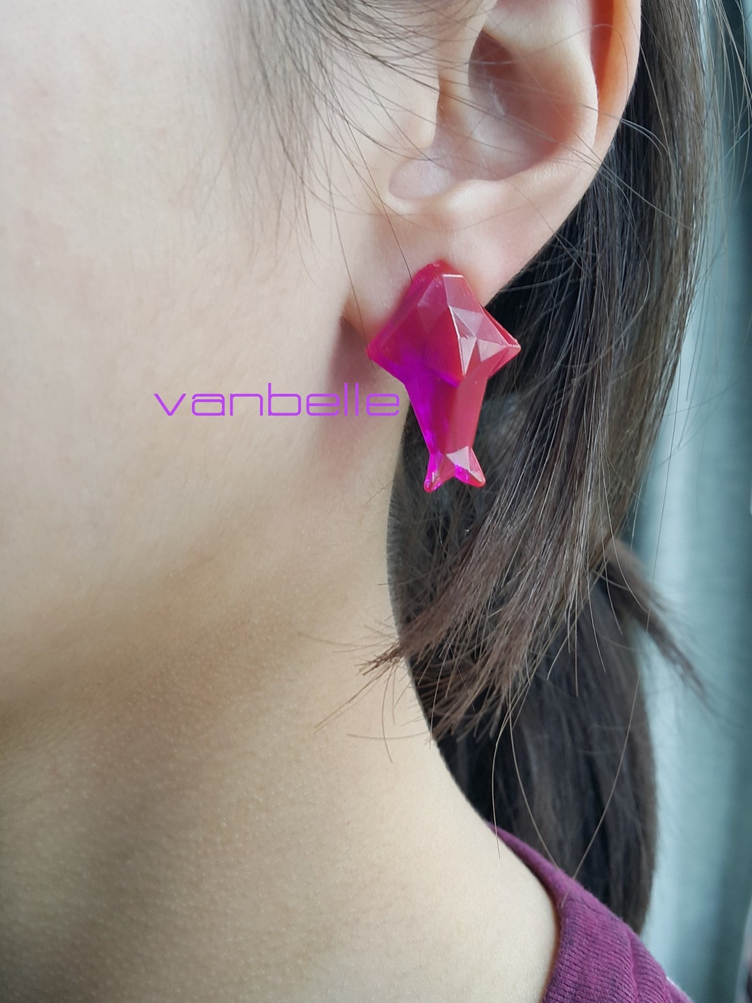 Gekko Clip on Non Piercing Chunky Earring Valorant Handmade Fanmade - Etsy