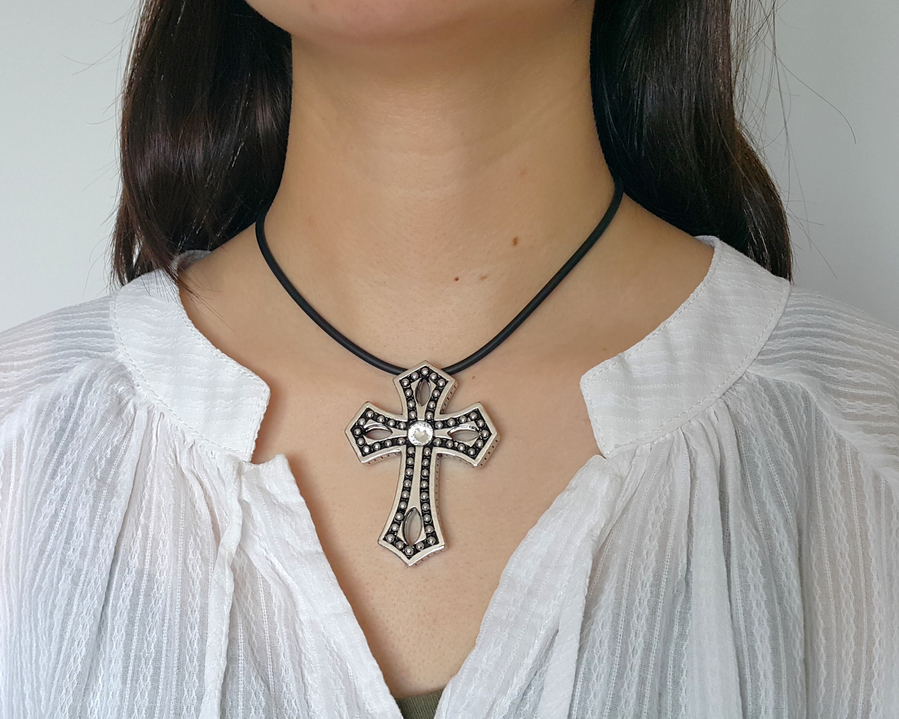 Chrome Hearts Silicone Cross - Etsy Chrome Hearts Silicone Cross - Etsy