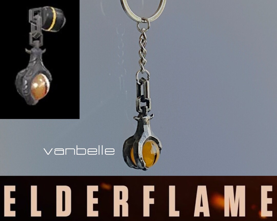 Elderflame Keychain , Handmade/ Fan Made Valorant Inspired - Etsy