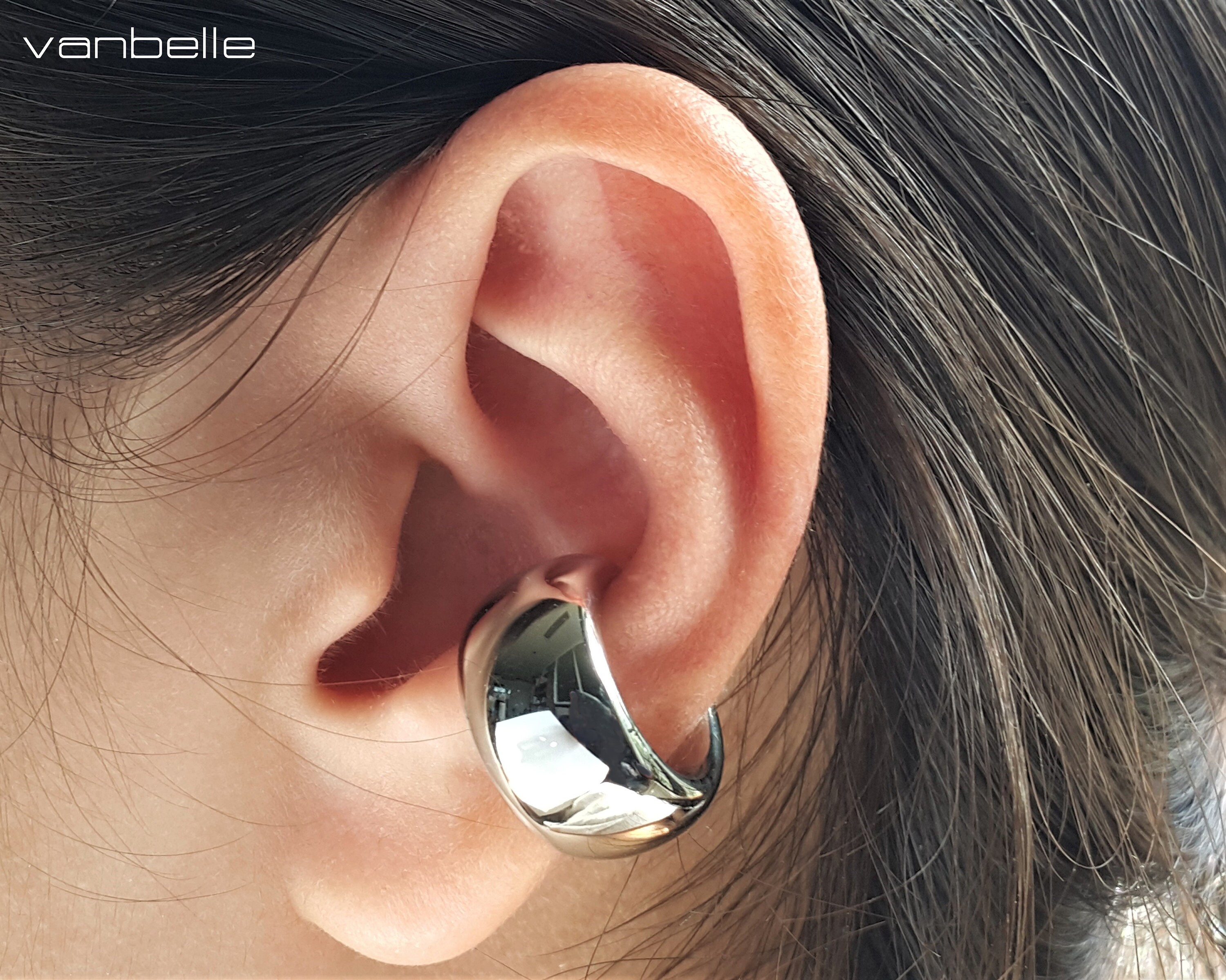 Non Piercing 10mm Wide Chunky Ear Cuff in 9 and 12 Mm Earrings - Etsy