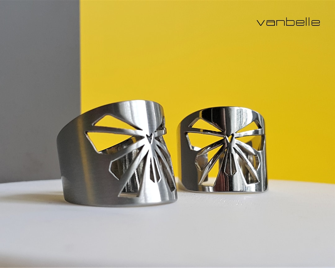 Adjustable Stainless Midi Cigar Band Ring, Statement Ring, Wide Ring ...