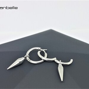 Punk Surgical Steel Spike Dangle Earrings for Men and Women Earring ...