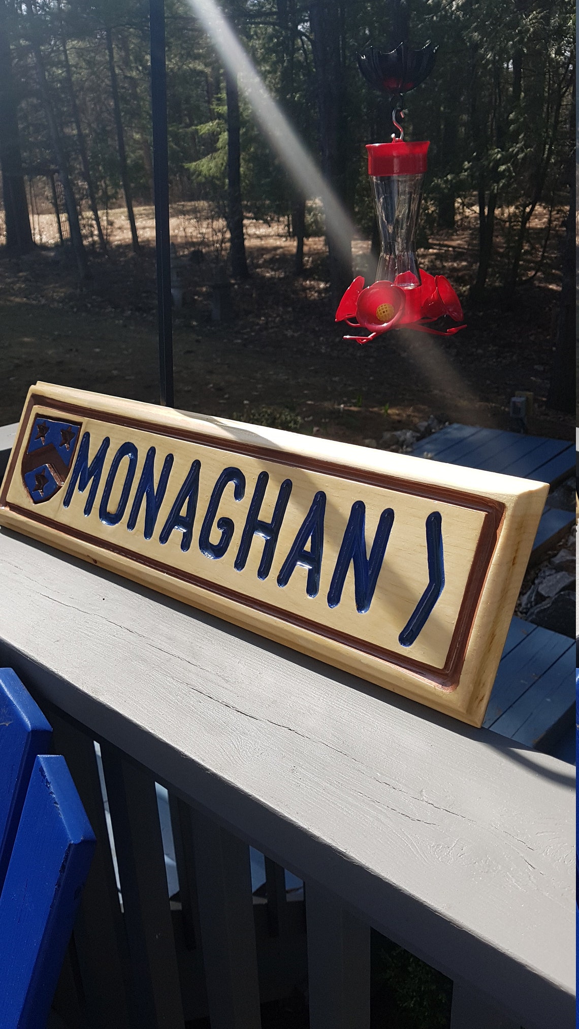 Custom Last Name Sign Monaghan - Etsy