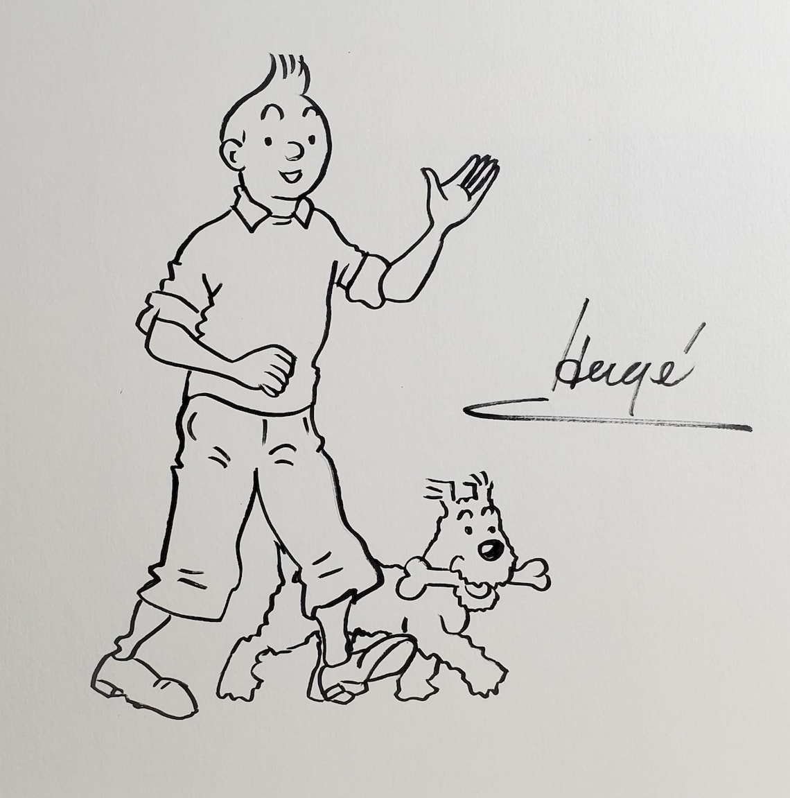 The Adventures of Tin Tin Comic Art Illustration, Herge Artwork ...