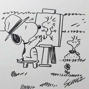 Peanuts Character Snoopy Drawing, Ink Illustration, Comic Strip Cartoon ...