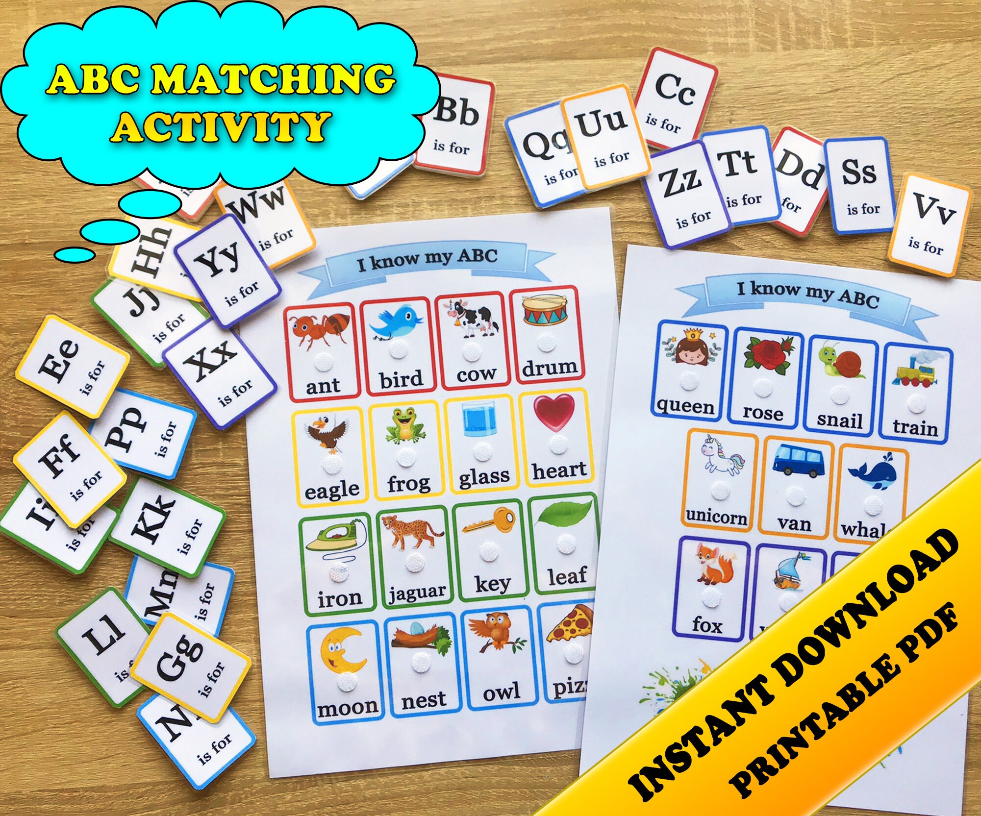 Toddler Learning Binder Preschool Printable Busy Book - Etsy