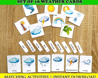 Montessori Weather | Etsy