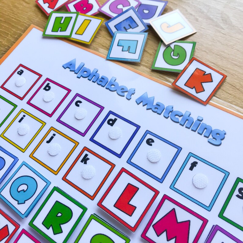 Busy Book Printable Worksheet Matching Activities Toddler - Etsy Canada