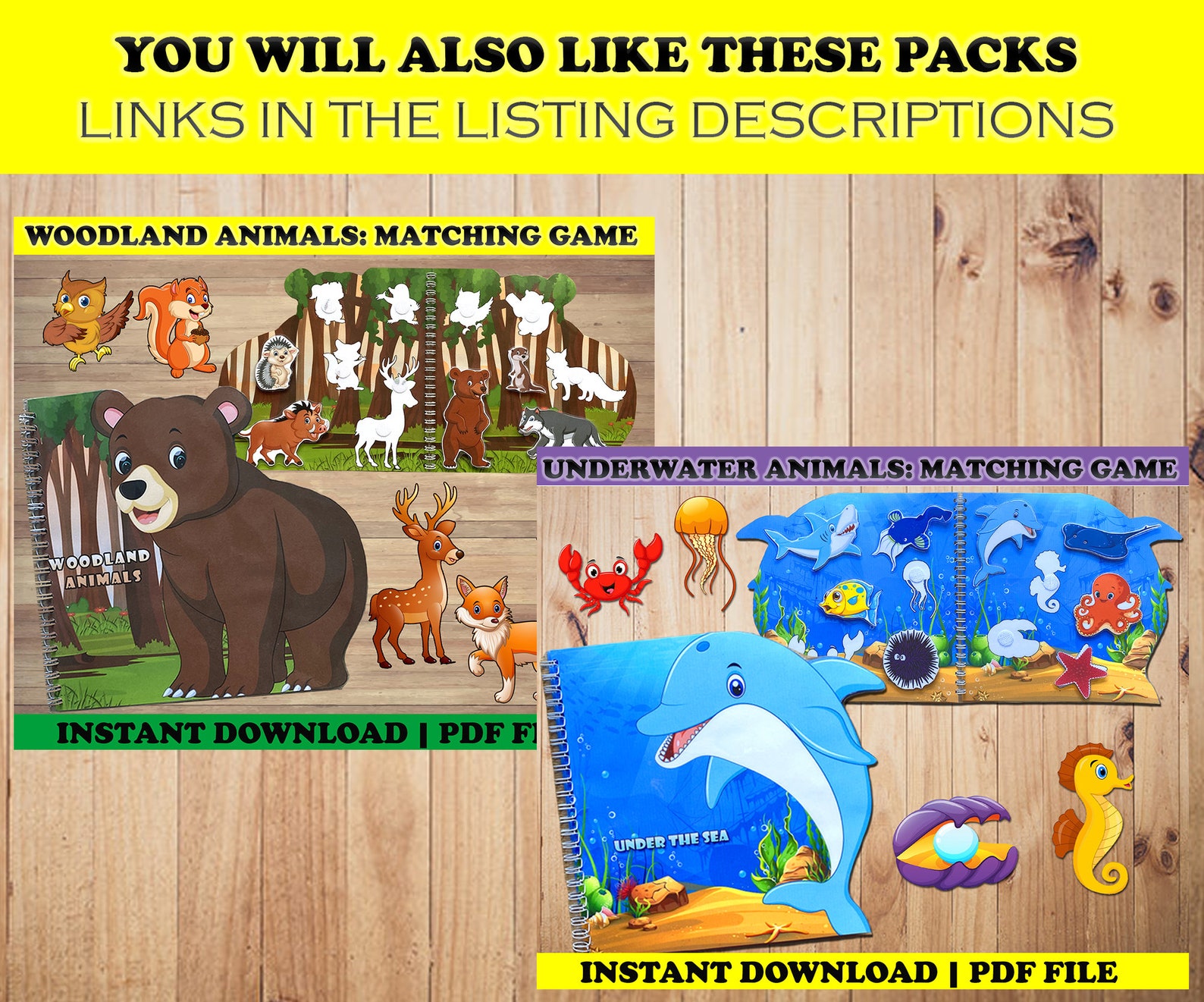 Farm Animal Busy Book Printable, Farm Animals, Matching Game, Toddler ...