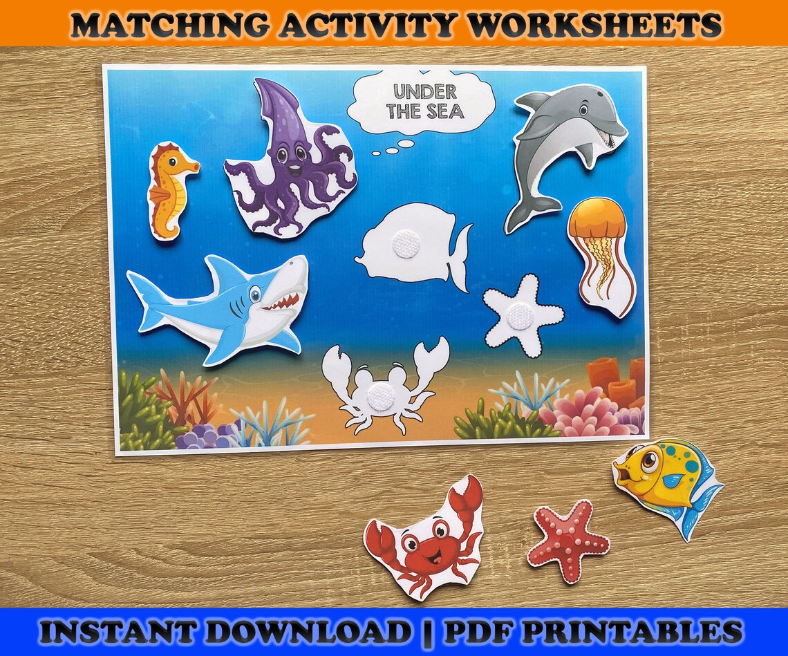 Animals Shadow Matching Activity Printable, Bugs Silhouette Toddler ...