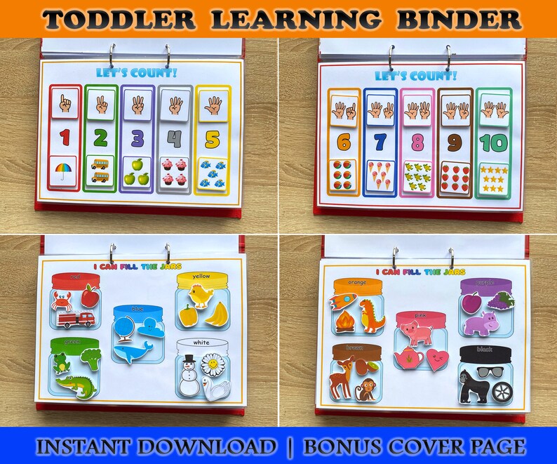 MEGA Busy Book Printable Preschool Activity Homeschool - Etsy