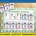 Busy Book Printable Worksheet, Matching Activities, Toddler Learning ...