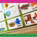 Busy Book Printable Worksheets Set, Matching Activities, Toddler ...